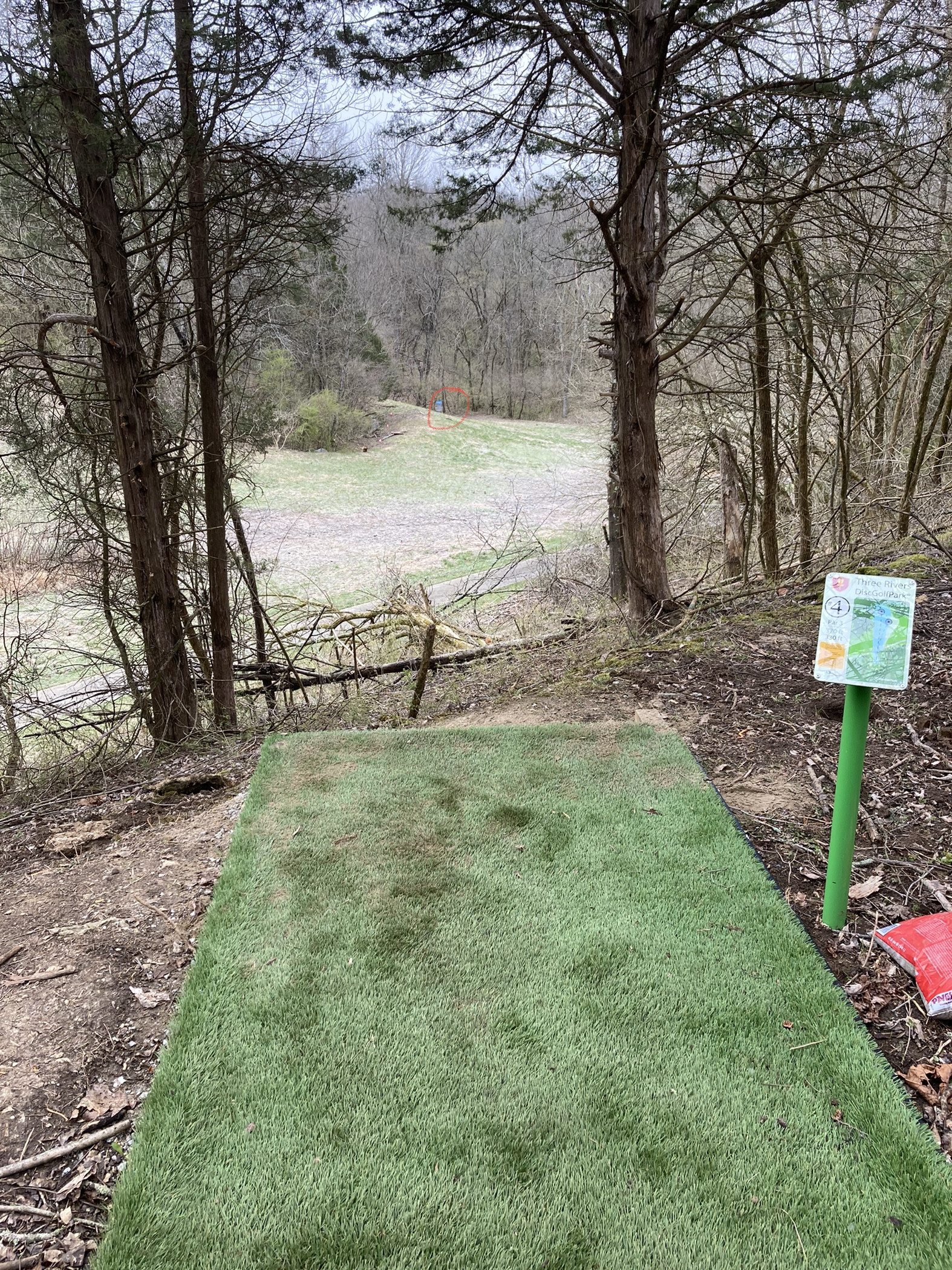 Hole 4 • Three Rivers Disc Golf Park (Carrollton, KY) | Disc Golf ...