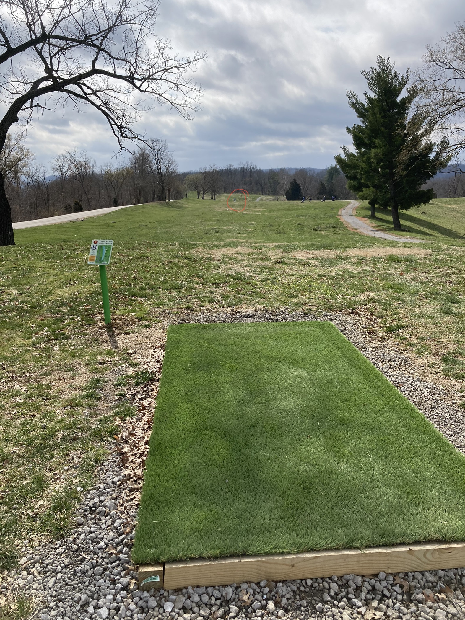 Hole 14 • Three Rivers Disc Golf Park (Carrollton, KY) | Disc Golf ...