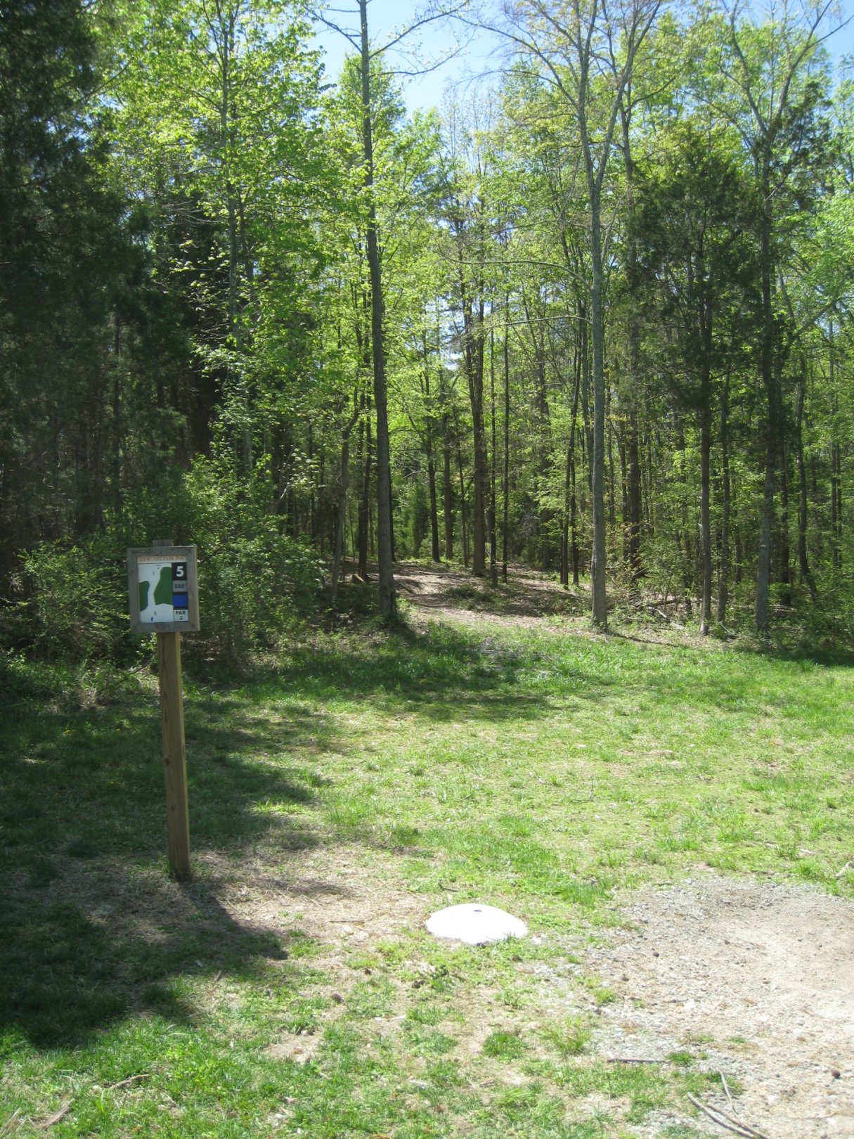 Hole 5 • Edmunds Park (South Boston, VA) | Disc Golf Courses | Disc ...