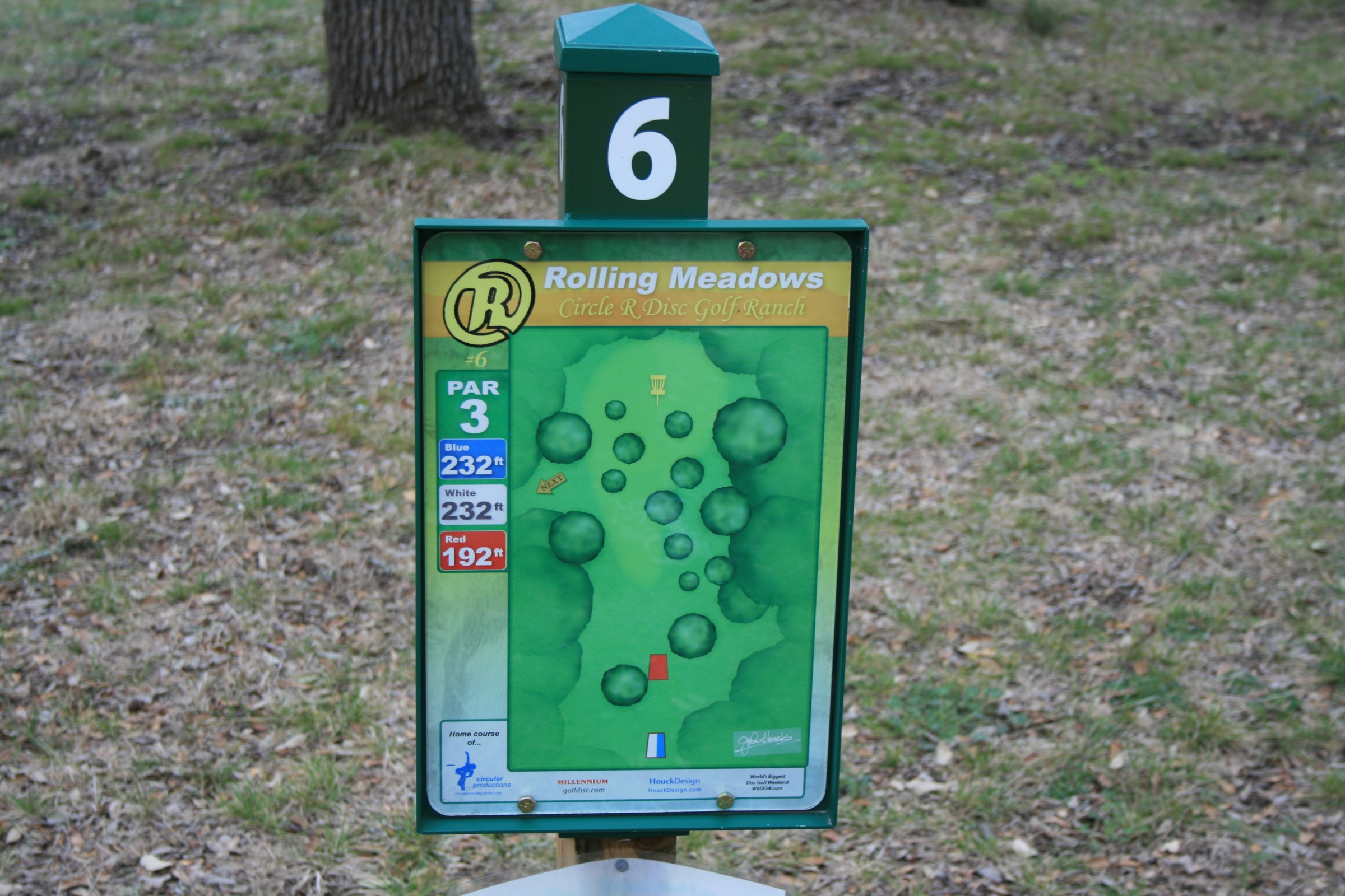 Hole 6 • Rolling Meadows / Circle R Disc Golf Ranch (Wimberley, TX ...