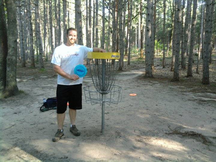 Hole 1 • Whitehall Township DGC (Whitehall, MI) | Disc Golf Courses ...
