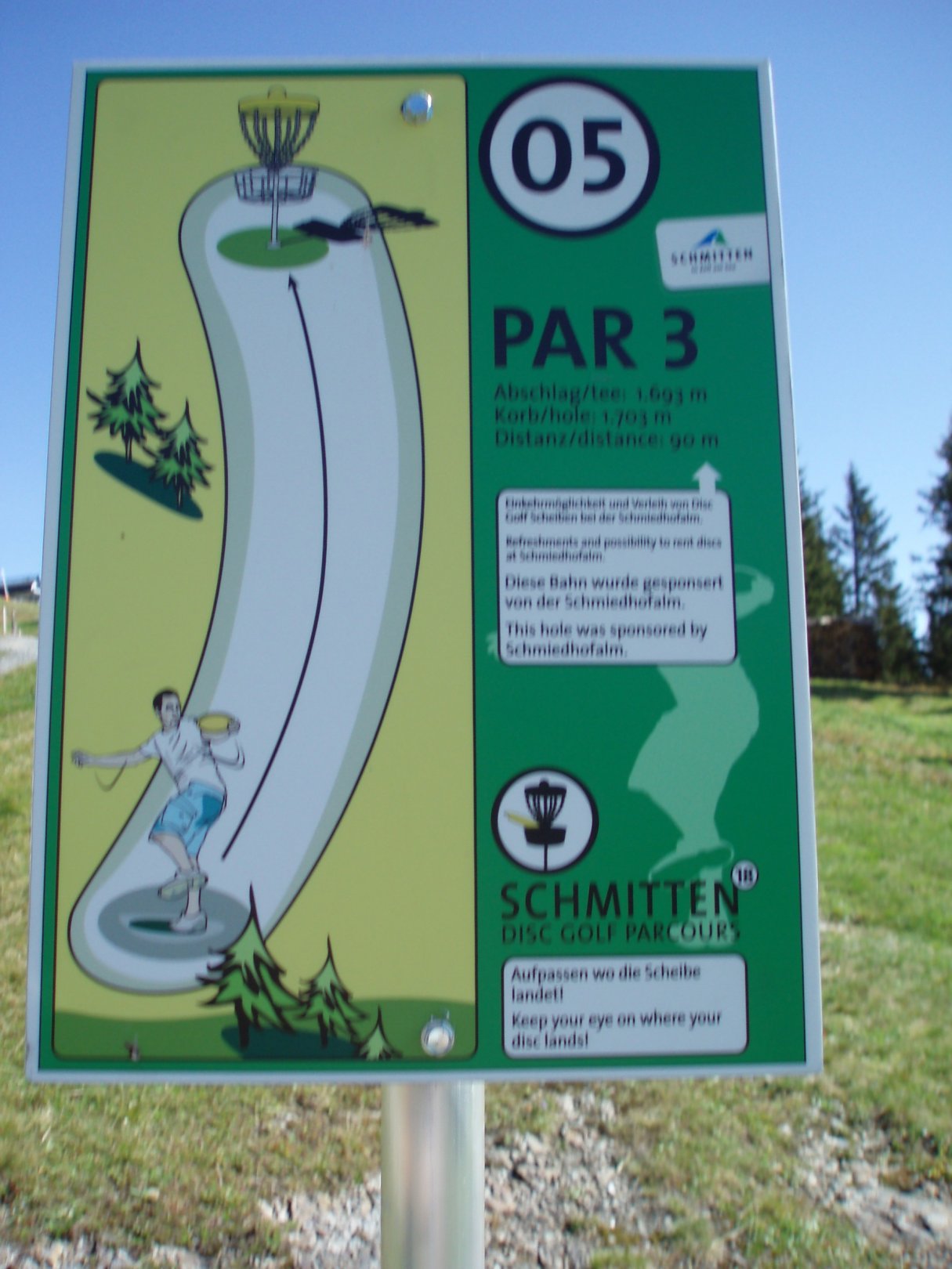 Hole 5 • Schmitten Discgolf Parcours (Zell am See, Austria) | Disc Golf ...