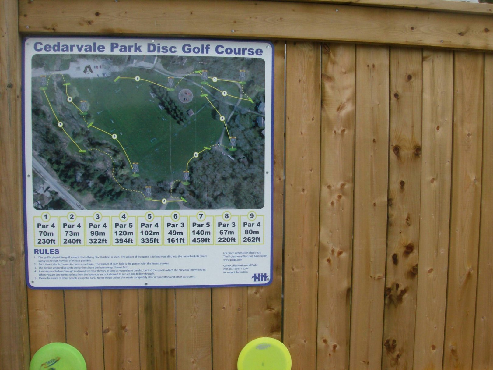 Hole 1 • Cedarvale Park (Georgetown, ON) | Disc Golf Courses | Disc ...