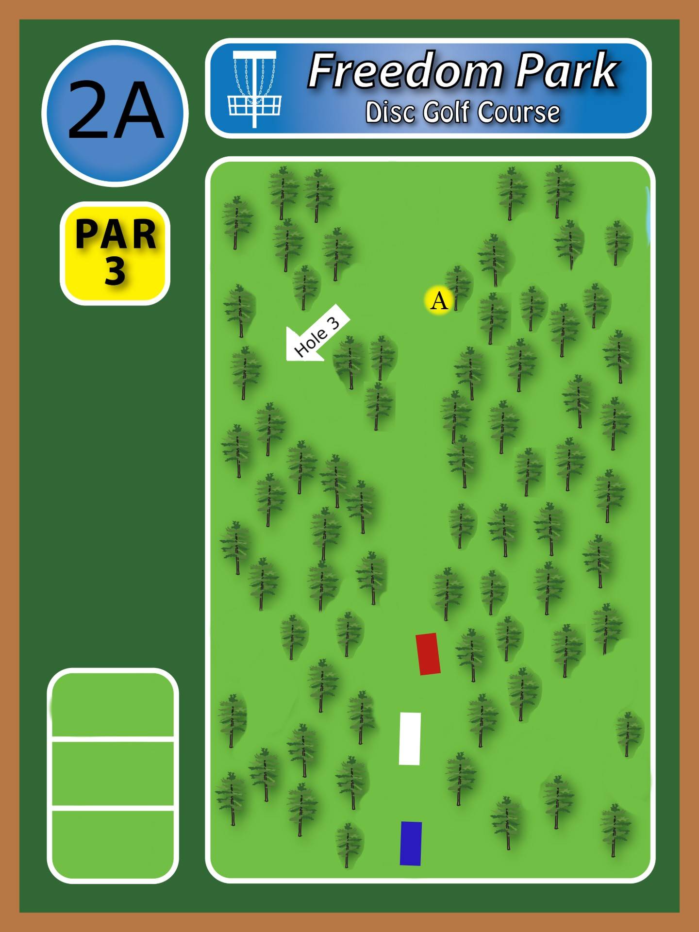 Hole 2 • Freedom Park (Valdosta, GA) | Disc Golf Courses | Disc Golf Scene