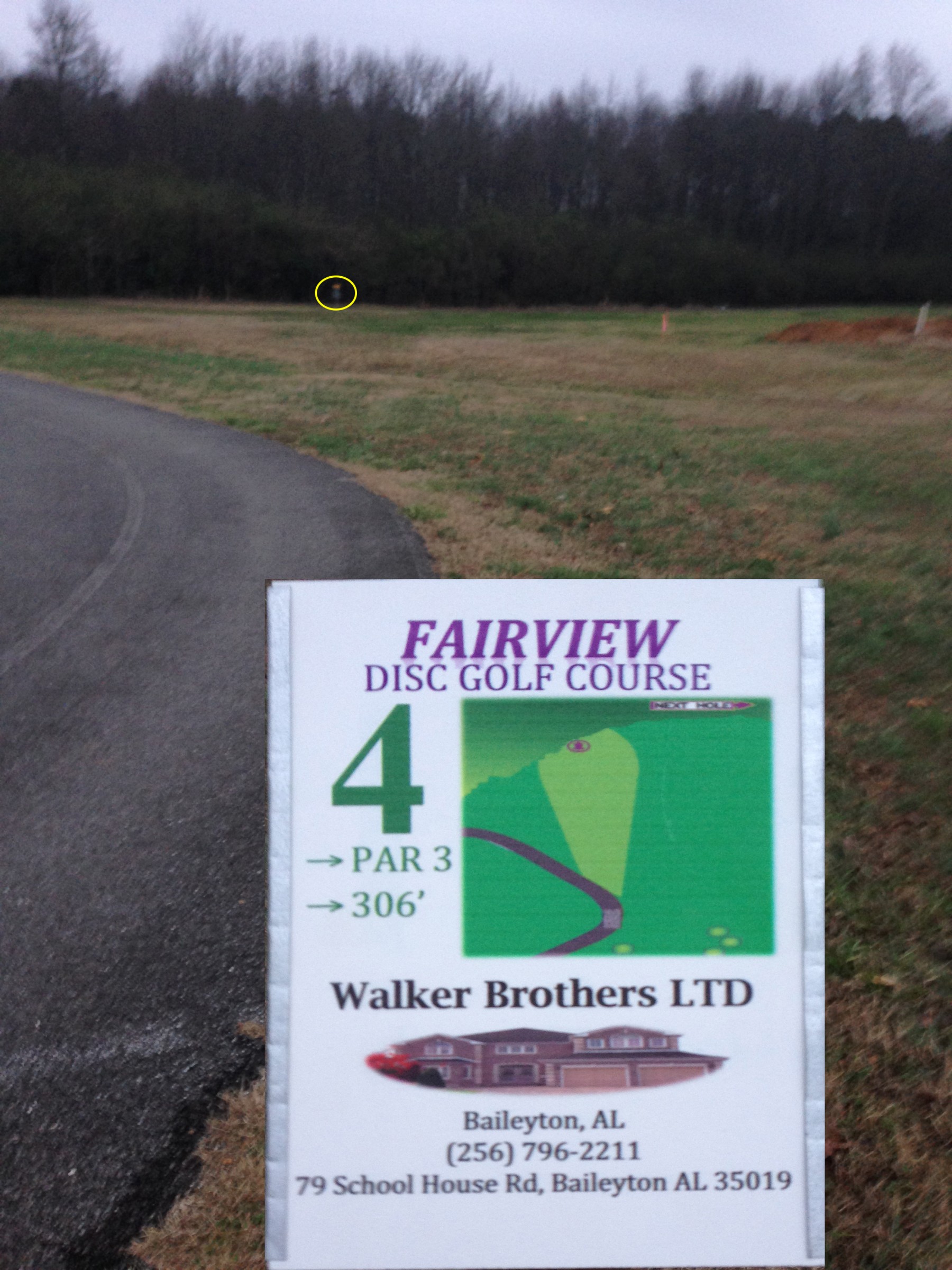 Hole 4 • Fairview Park (Fairview, AL) | Disc Golf Courses | Disc Golf Scene