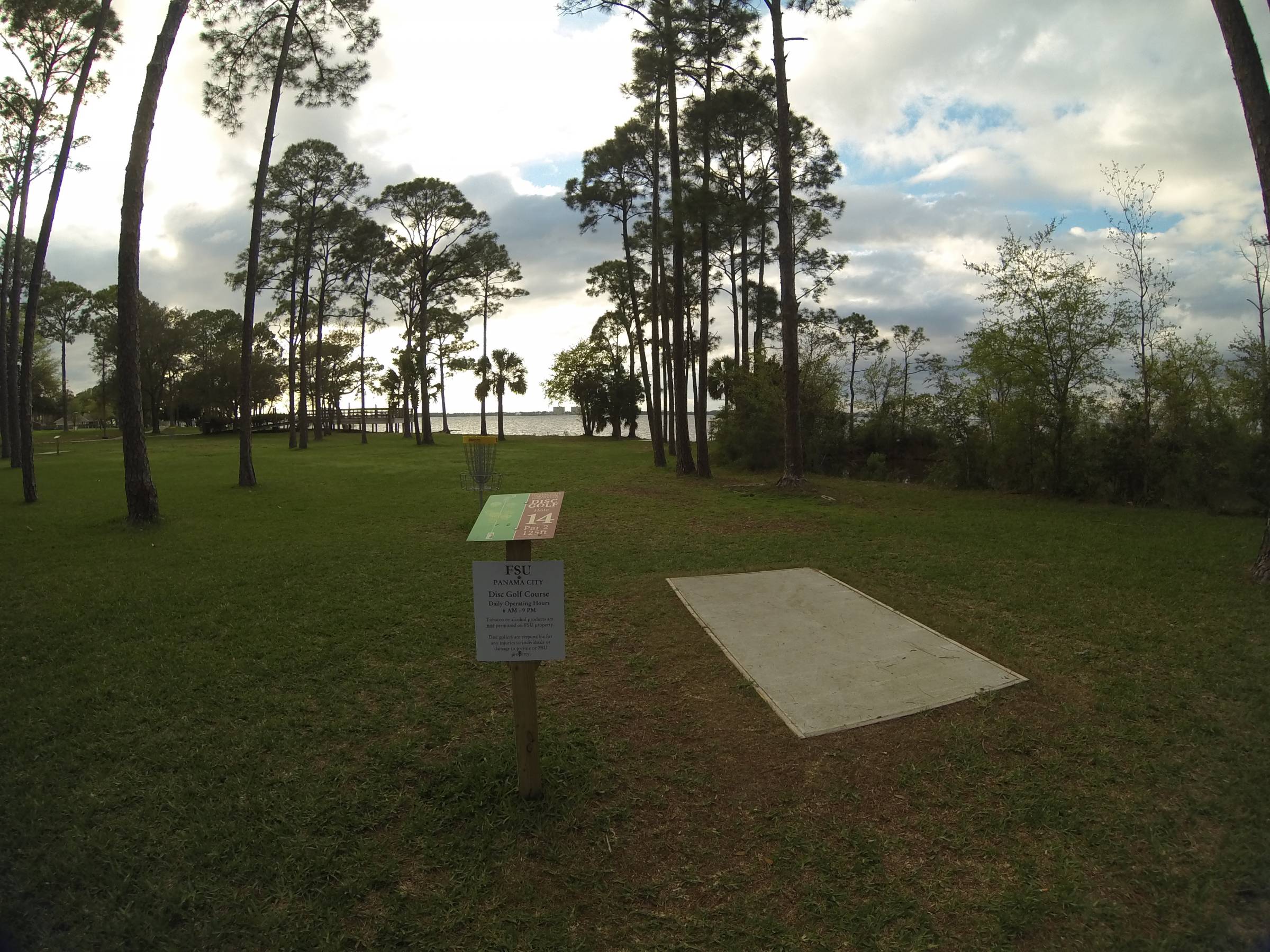 Hole 14 • Florida State University (Panama City, FL) | Disc Golf ...