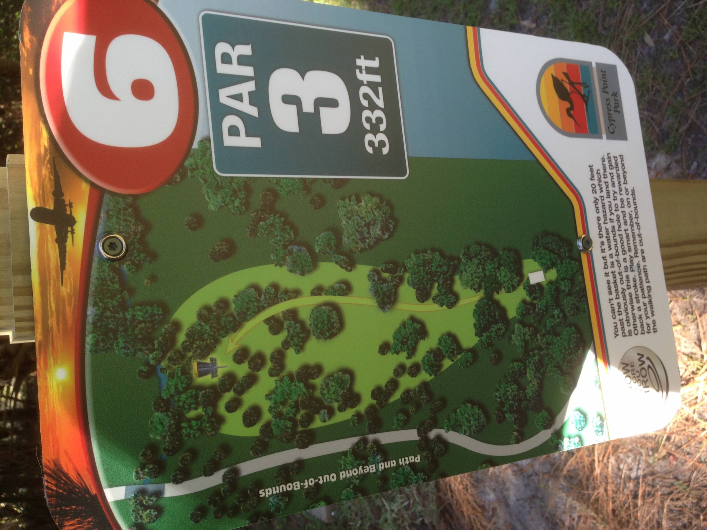 Hole 6 • Cypress Point Park (Tampa, FL) | Disc Golf Courses | Disc Golf ...