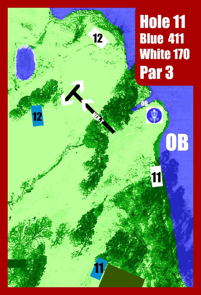 Hole 11 • Lakeview Country Club (McCalla, AL) | Disc Golf Courses ...