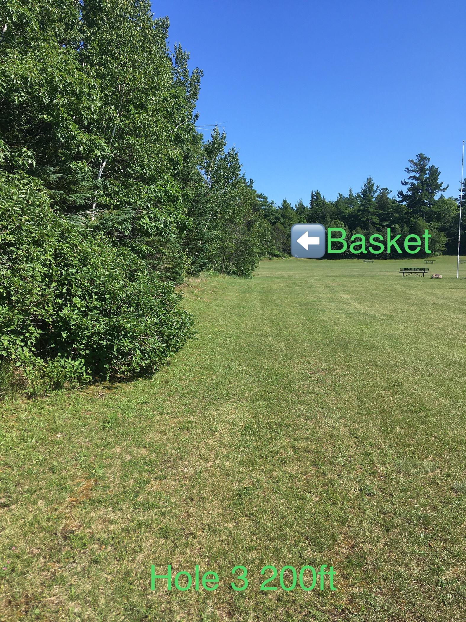 Hole 3 • Great Turtle Park (Mackinac Island, MI) | Disc Golf Courses ...