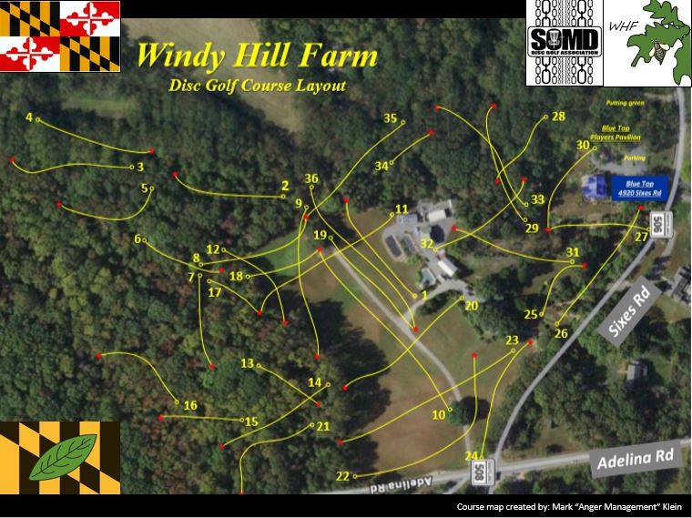 Pictures · Windy Hill Farm · Prince Frederick, MD · Disc Golf Scene