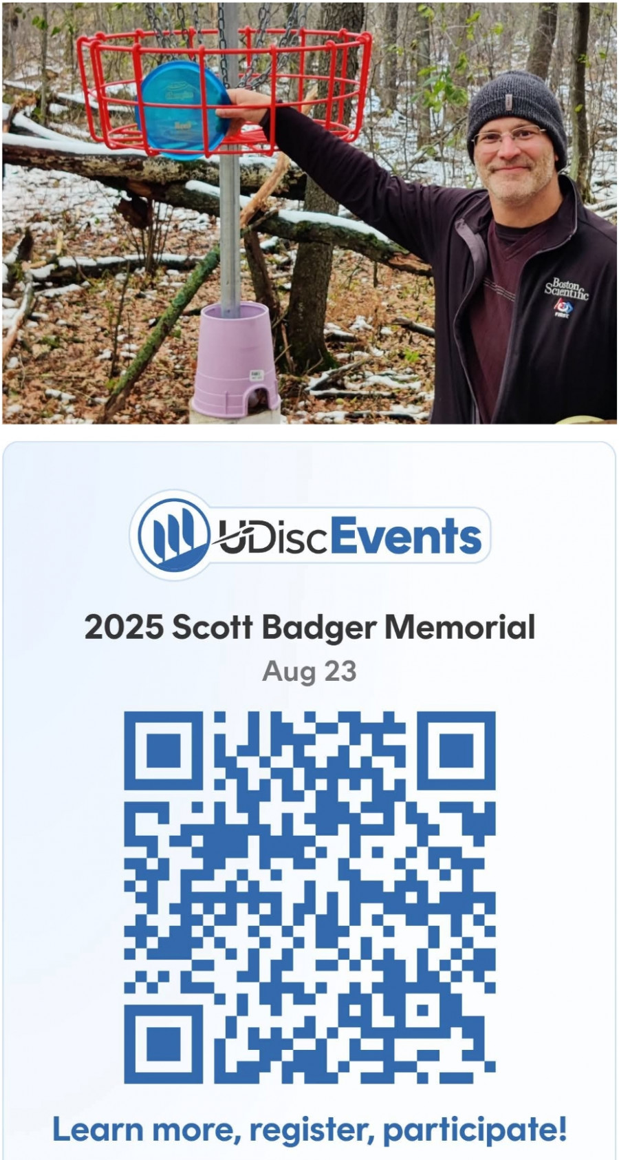 2025 Scott Badger Memorial · Disc Golf Scene