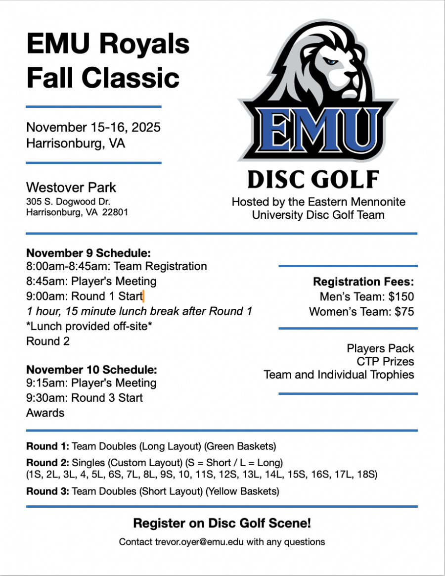 EMU Royals Fall Classic (2025) · Disc Golf Scene