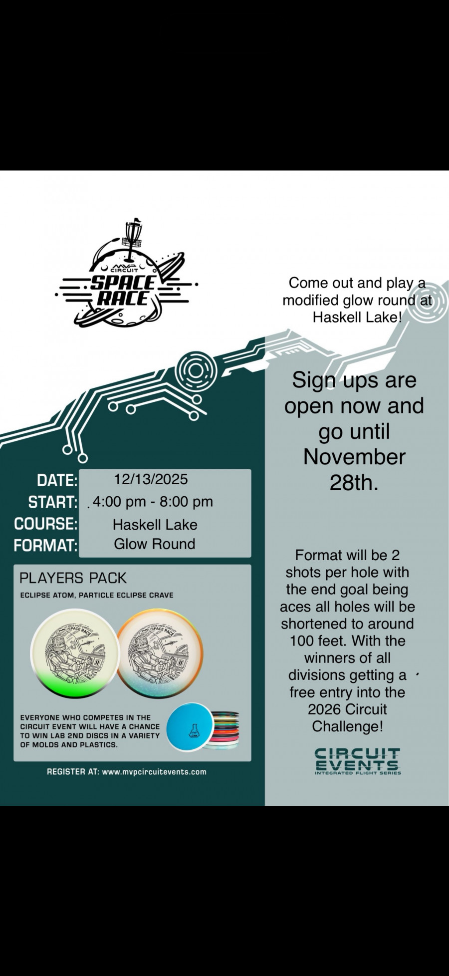 Space Race at Haskell Lake · Disc Golf Scene