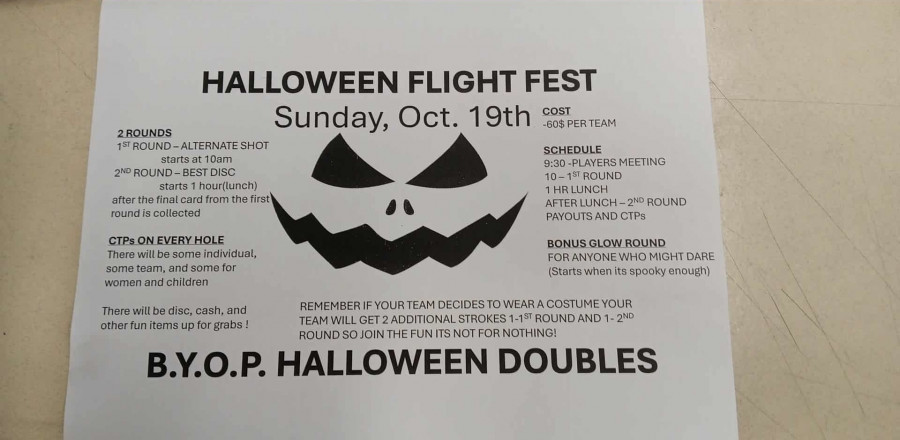 Halloween Flight Fest · Disc Golf Scene