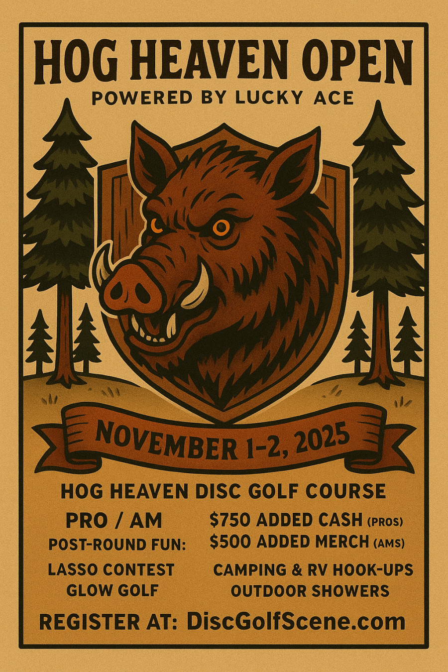 Hog Heaven Open Powered by Lucky Ace Discs (HOTT Event) · Disc Golf Scene