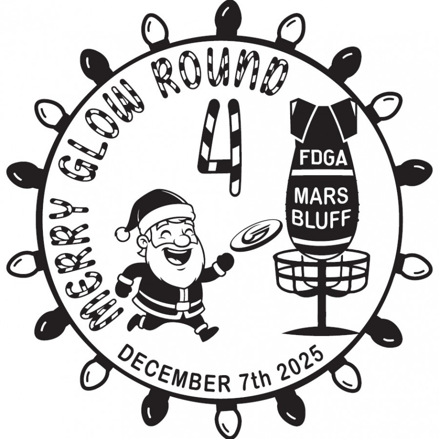 The 4th Annual Mars Bluff Merry Glow Round · Disc Golf Scene