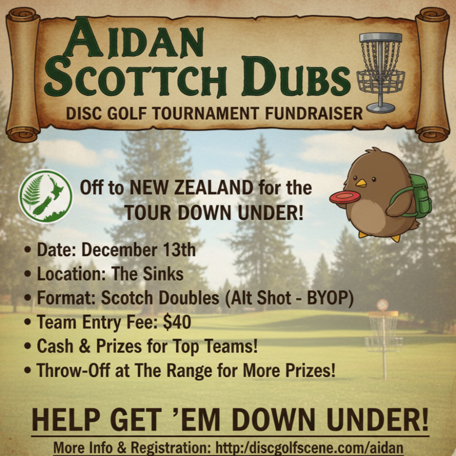 Aidan Scottch Dubs · Disc Golf Scene