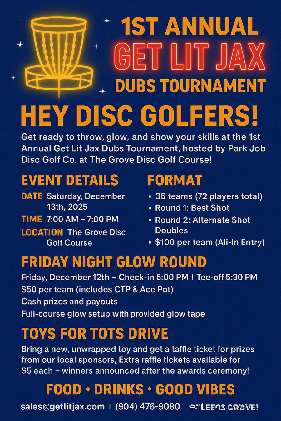 ::1st ANNUAL GET LIT JAX INVITATIONAL B.Y.O.P. DOUBLES TOURNAMENT ...