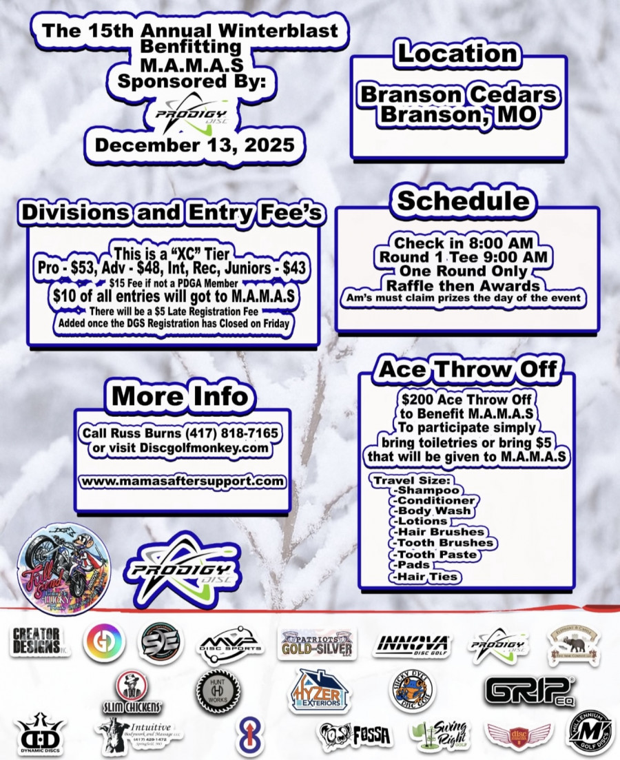 15th Annual Winter Blast · Disc Golf Scene