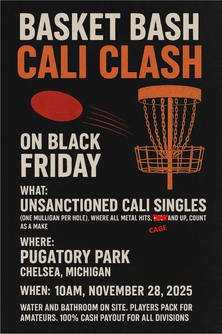 Basket Bash, Cali Clash presented by Pug Life Disc Golf · Disc Golf Scene