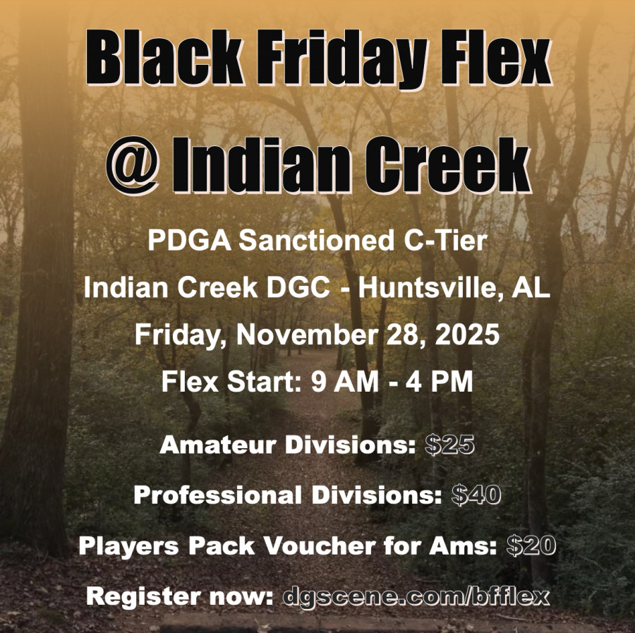 Black Friday Flex @ Indian Creek · Disc Golf Scene