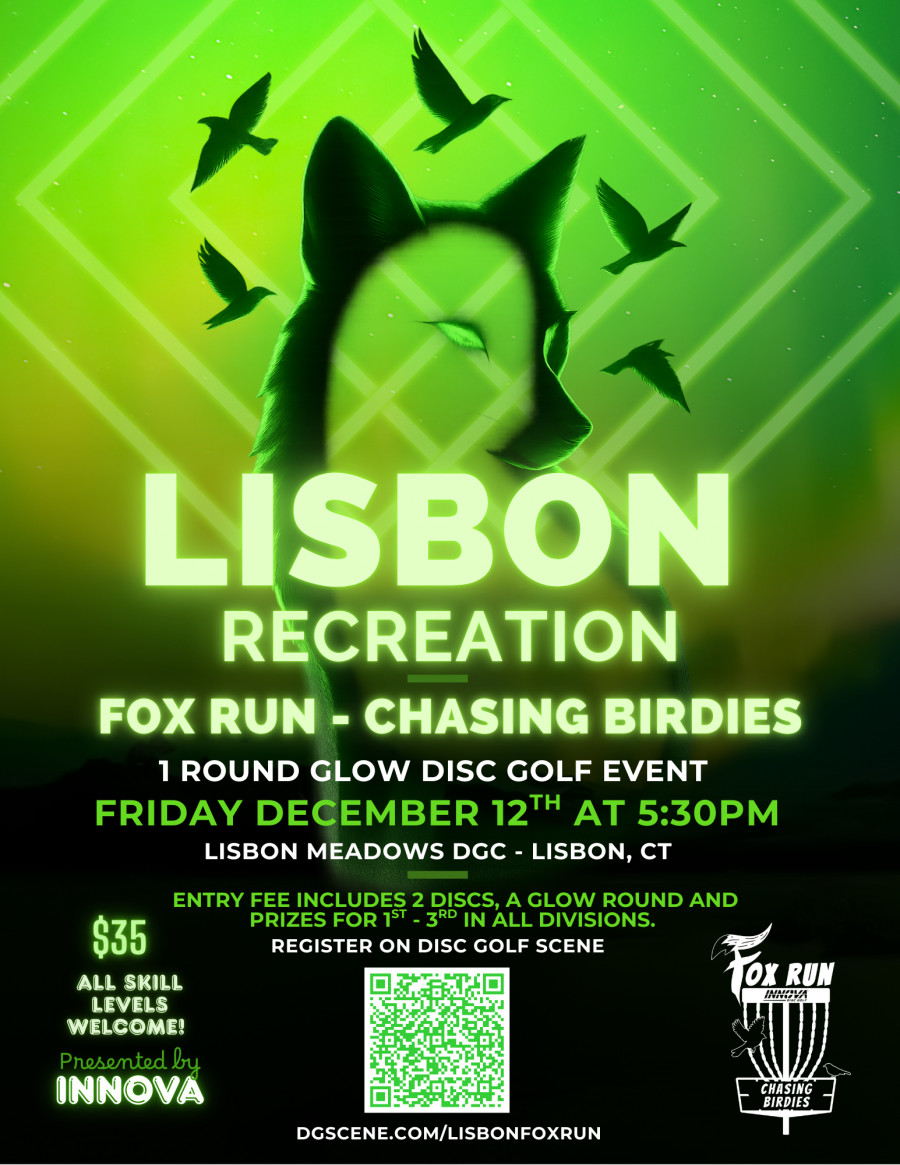 Lisbon Recreation Fox Run - Chasing Birdies Presented by Innova Disc ...
