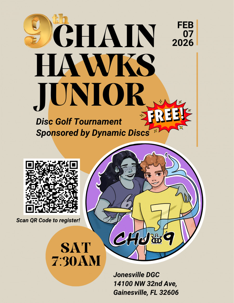 9th Annual Chain Hawks Junior Disc Golf Tournament Sponsored by Dynamic ...