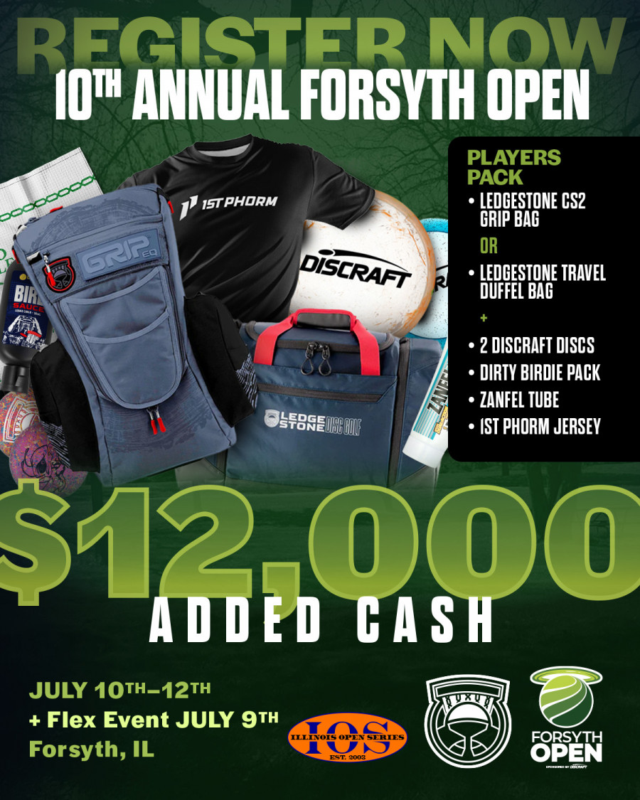 IOS #140 Forsyth Open presented by Discraft · Disc Golf Scene