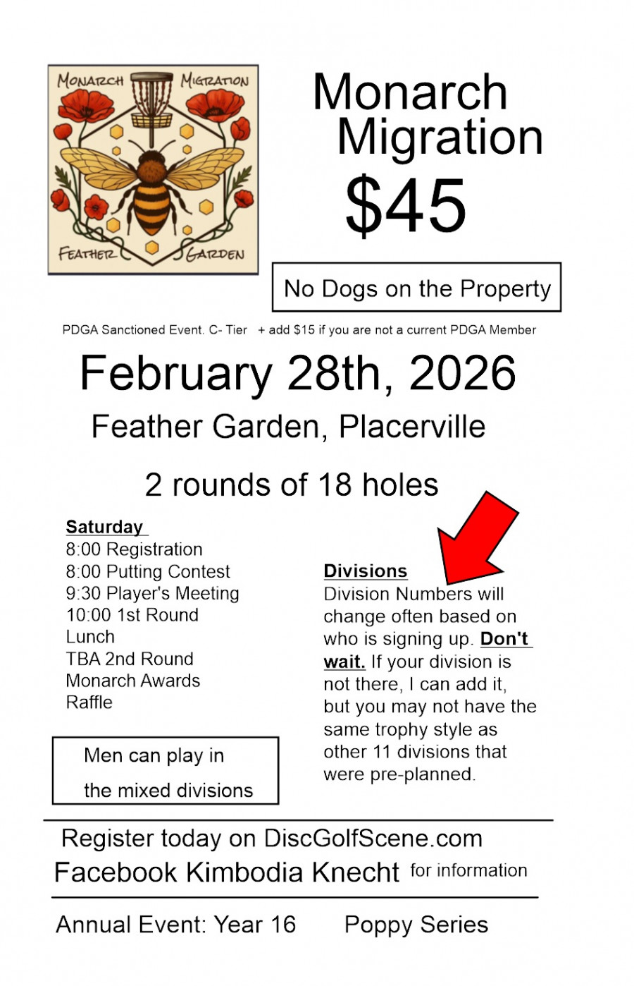 Monarch Migration Presented by DGA · Disc Golf Scene