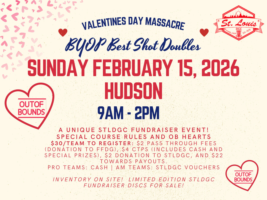 Valentines Day Massacre Doubles · Disc Golf Scene