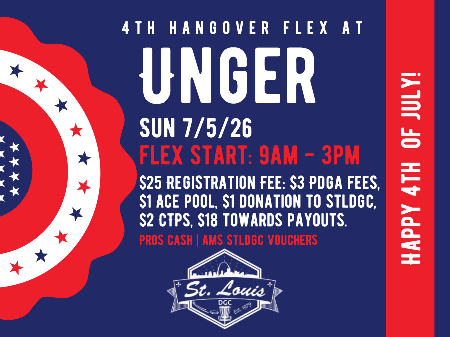 4th Hangover Flex at Unger · Disc Golf Scene