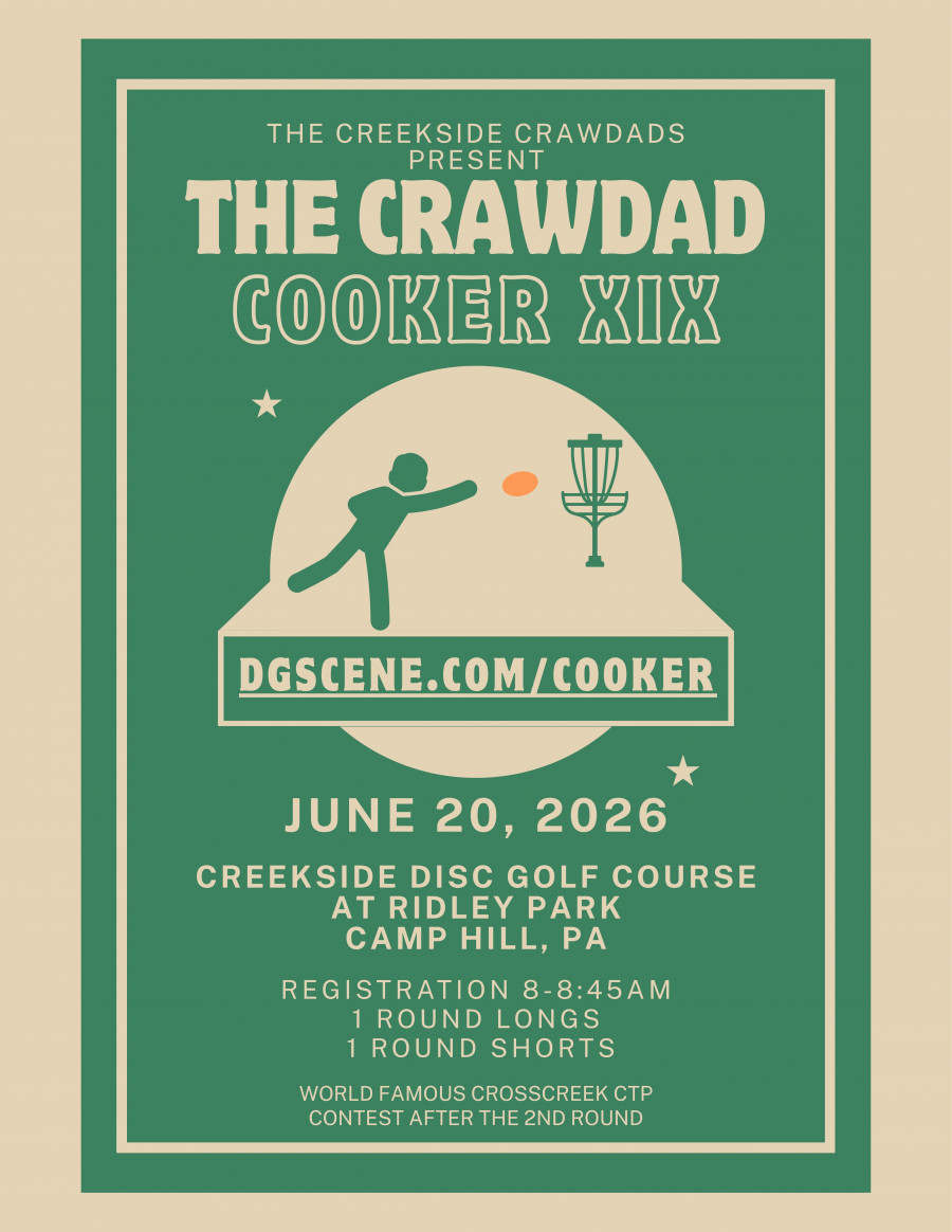 Crawdad Cooker XIX · Disc Golf Scene