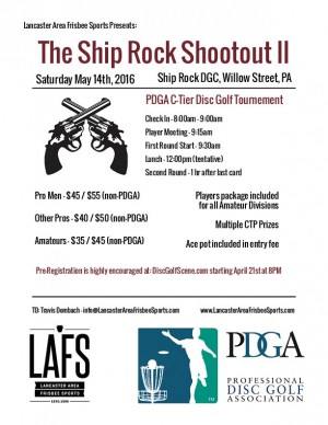 Ship Rock Shootout (2016, Lancaster Area Frisbee Sports) · Disc Golf Scene