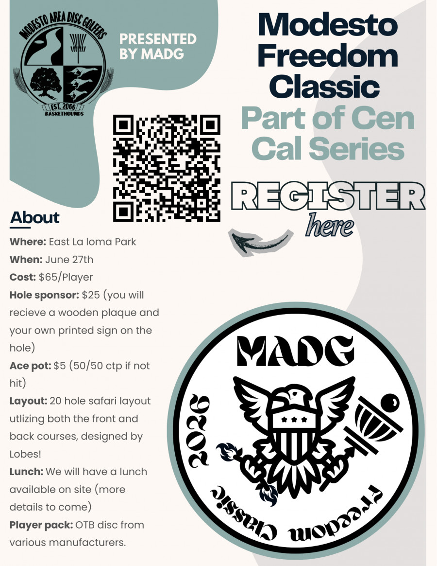 Modesto Freedom Classic · Disc Golf Scene