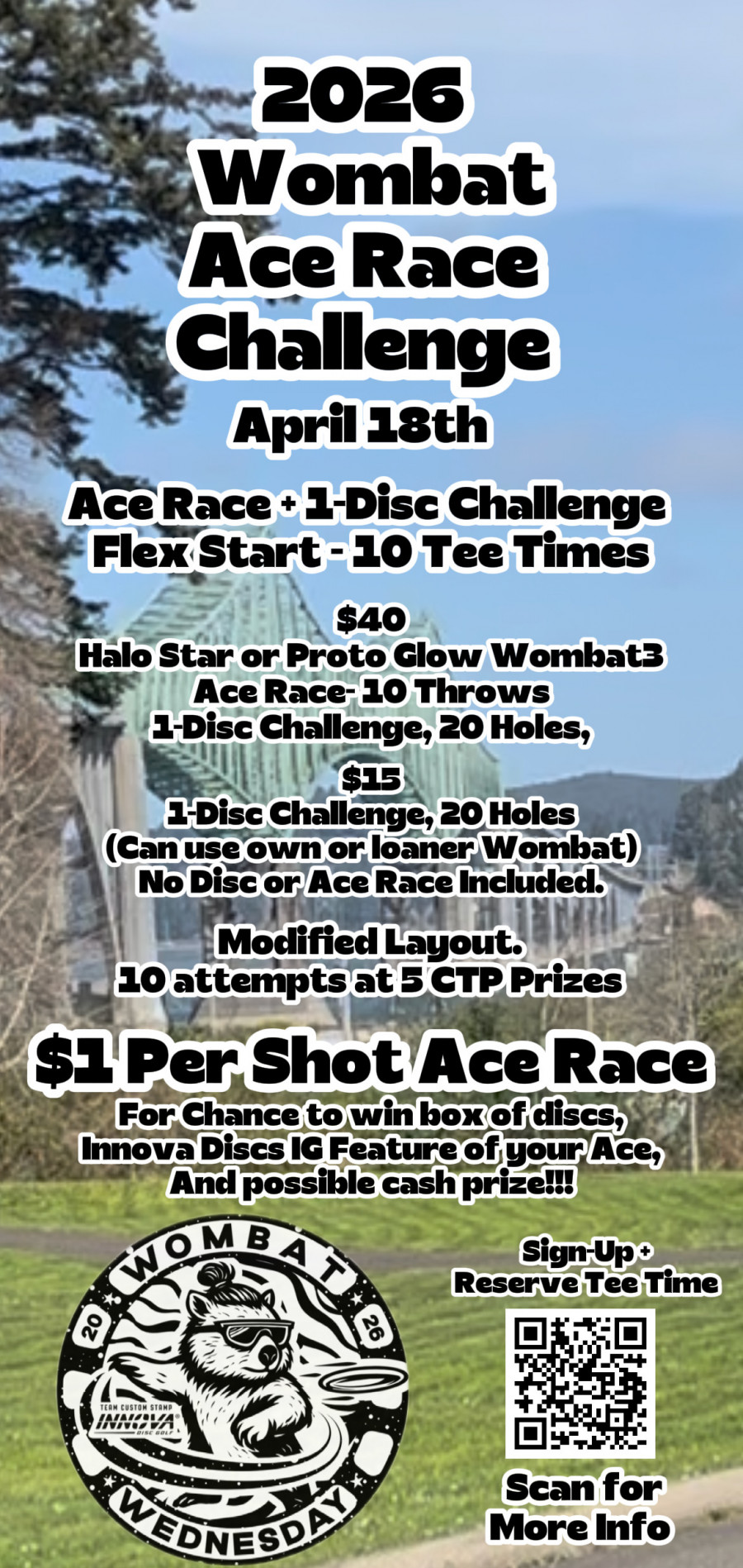 2026 Wombat Ace Race Challenge · Disc Golf Scene