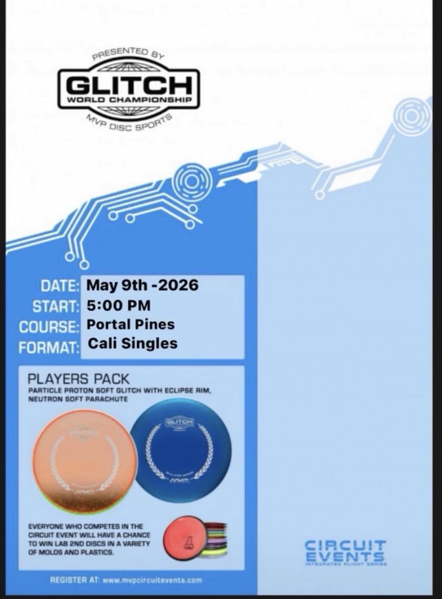 2026 Glitch World Championship Qualifier @ Portal Pines · Disc Golf Scene