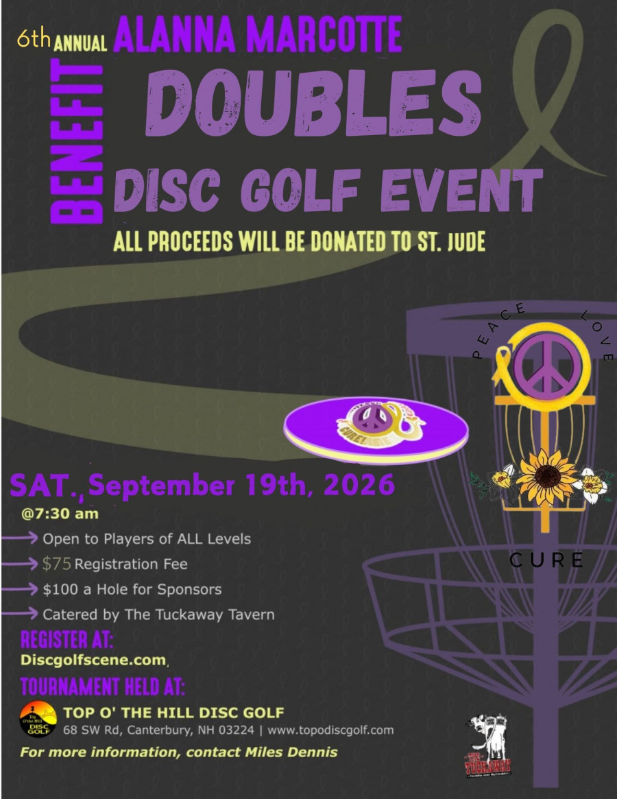 6th Annual St. Jude Doubles Charity Disc Golf Event In Memory of Alanna ...