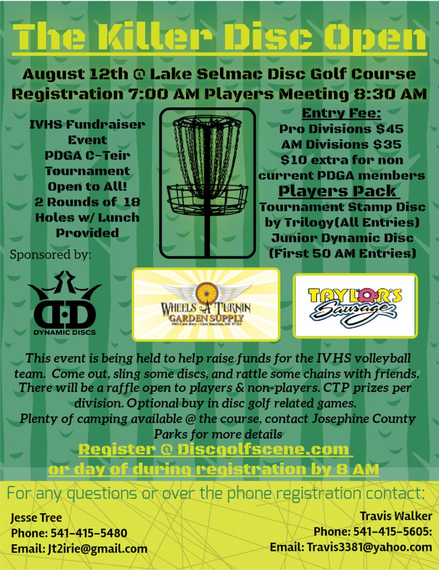 Killer Disc Open (2017, Cougars Volleyball) · Disc Golf Scene