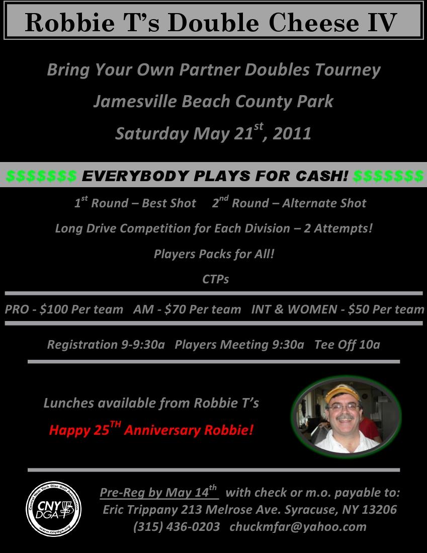 Robbie T's Double Cheese IV (2011, Central New York Disc Golf ...