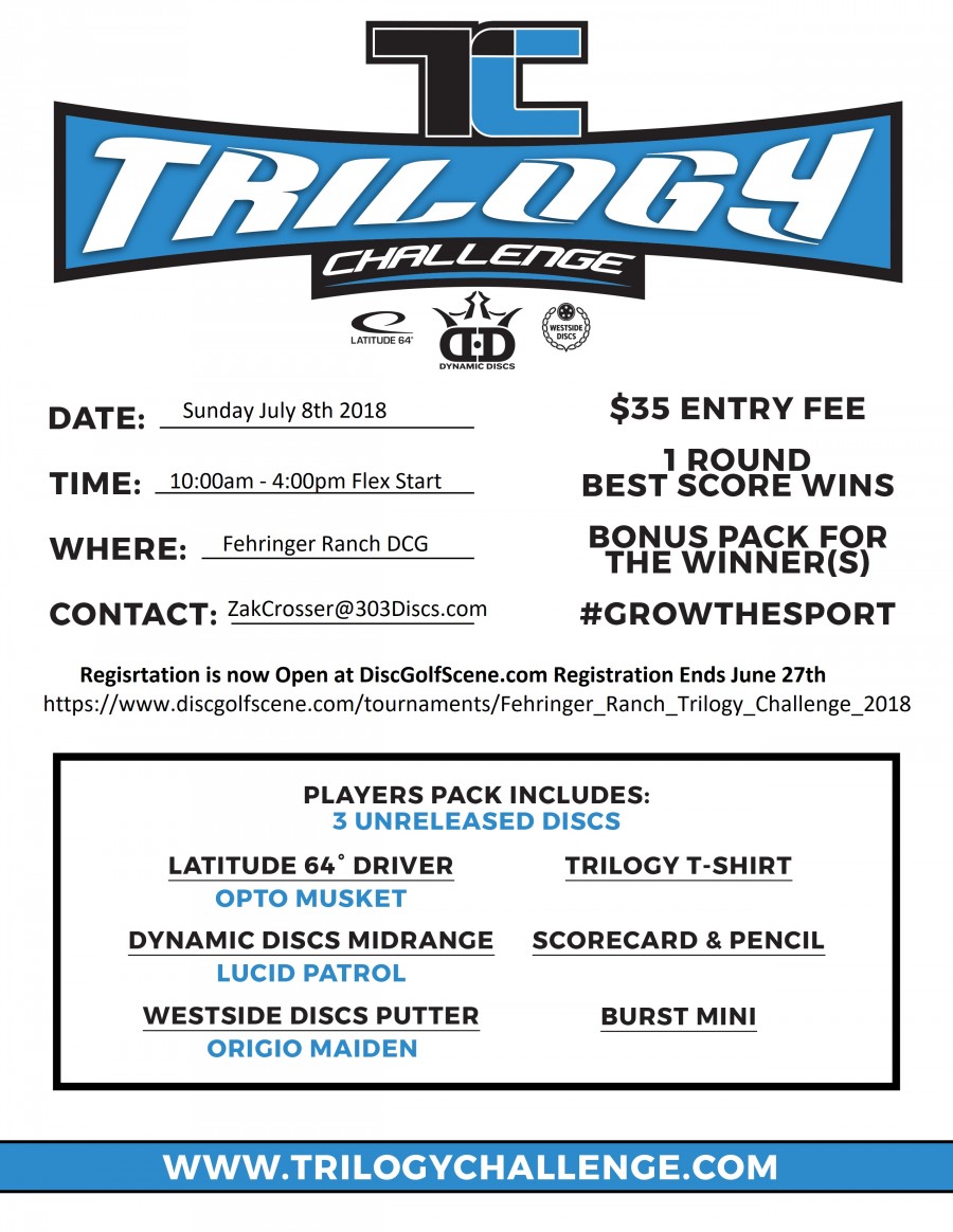 Fehringer Ranch Trilogy Challenge (2018, 303 Discs) · Disc Golf Scene