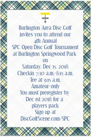 4th Annual SPC Open presented by Prodigy Discs (2018, Burlington Area ...
