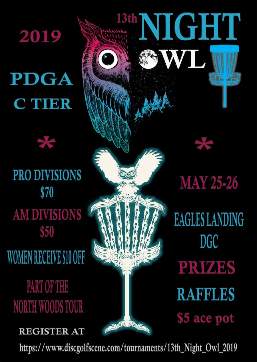 13th Night Owl - sponsored by Deadly Discs (2019, Wall-eye events ...