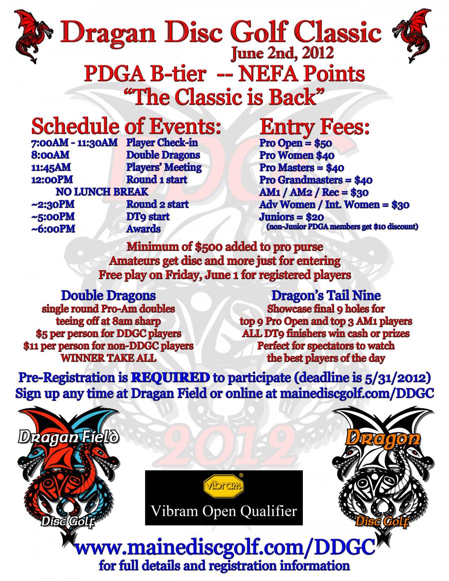 Dragan Disc Golf Classic (2012, Dragon Disc Golf) · Disc Golf Scene