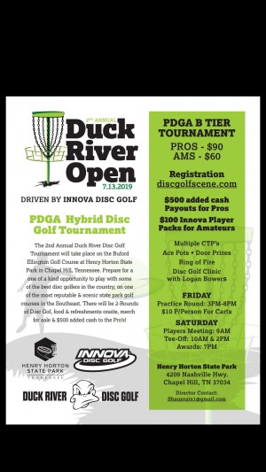 2nd Annual Duck River Open Driven by Innova (2019, Duck River Disc Golf ...
