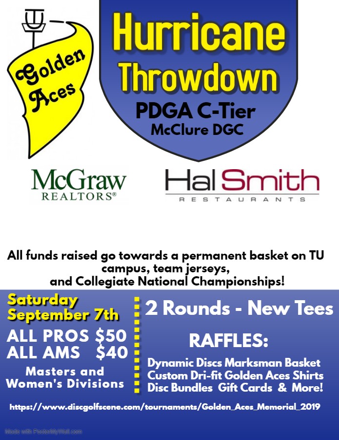 Golden Aces Hurricane Throwdown Powered by Innova (2019, University of ...