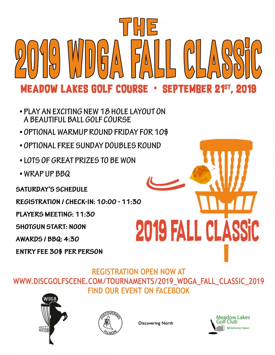 2019 WDGA Fall Classic (2019, Whitehorse Disc Golf Association) · Disc ...