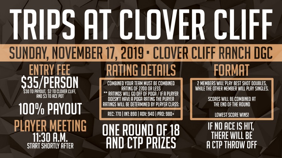 Trips At Clover Cliff (2019, Loop & Mike) · Disc Golf Scene