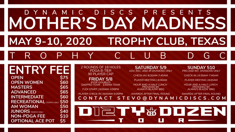Dynamic Discs Presents the Mother's Day Madness (Advanced, Rec, and ...