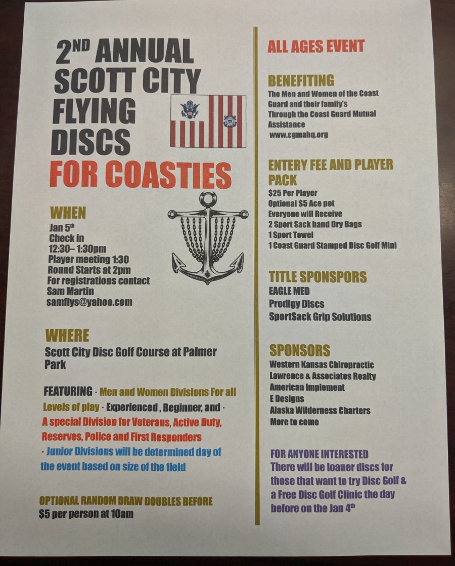 2nd Annual Scott City Flying Discs, Presented by Eagle Med, Dried by ...