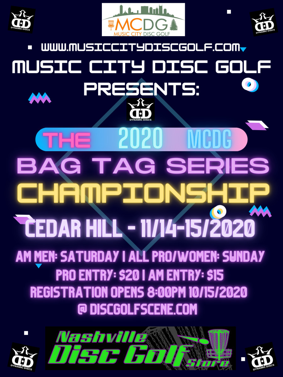 2020 MCDG Bag Tag Series Championship **AMATEUR MEN** (2020, Music City ...